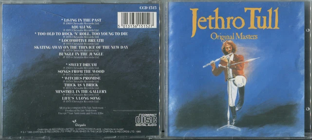 JETHRO TULL - Original Masters (CD) EUR 1,00 - PicClick DE