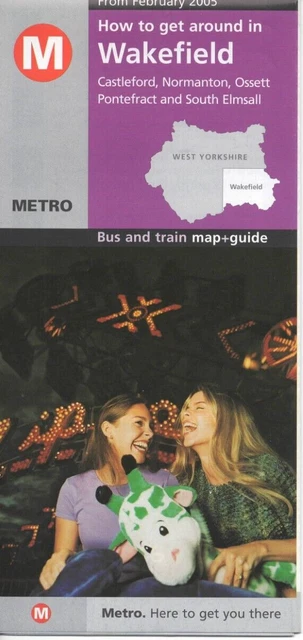 METRO - BUS Map & Guide - How To Get Around In Wakefield - February ...