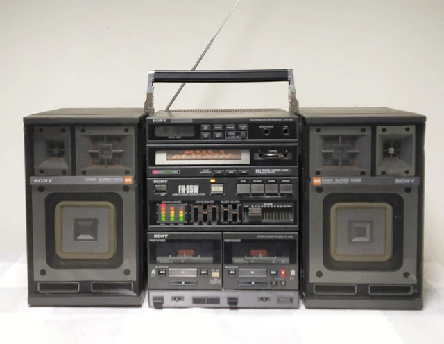 SONY FH-55W MINI System Boombox Vintage Retro Rare EUR 183,56 - PicClick FR