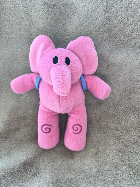 POCOYO ELLY THE Pink Elephant Plush Soft Toy 2006 ZINKIA Rare £5.91 ...