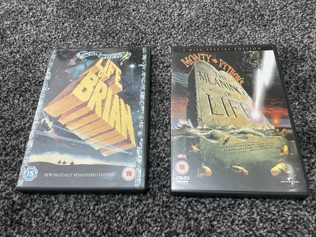 MONTY PYTHON'S LIFE of Brian + The Meaning Of Life DVD’s Classic ...