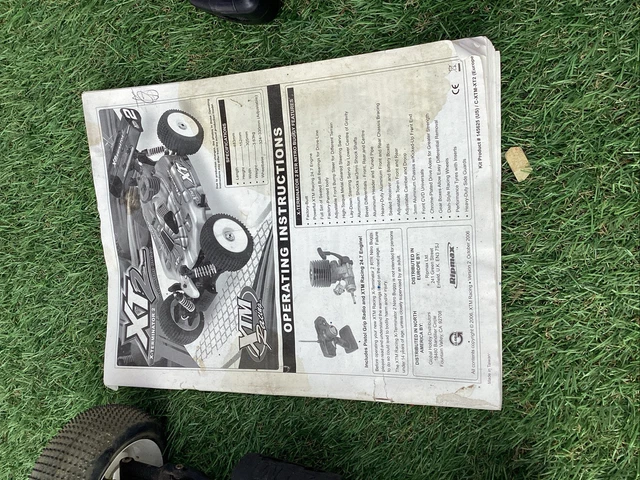 XTM-XT2 TERMINATOR 2 Nitro buggy 1/8 4WD With control system RC racing ...