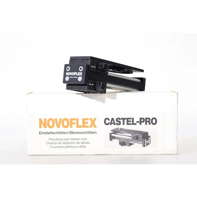 NOVOFLEX CASTEL-PRO FOCUSING Stage Professional - Focusing Rail $324.69 ...