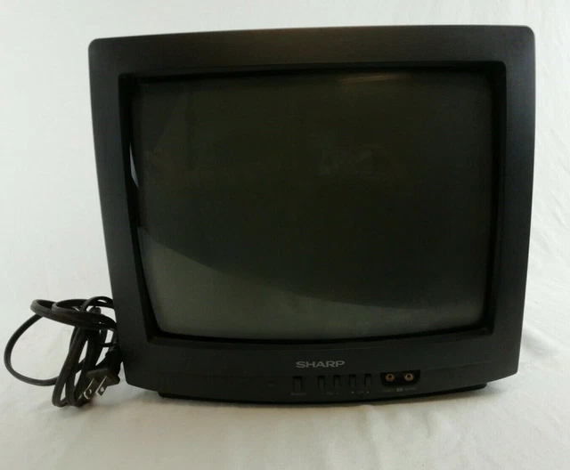 SHARP 13& CRT Television TV Retro Gaming 13J-M100 Vintage 1997 £93.88 ...