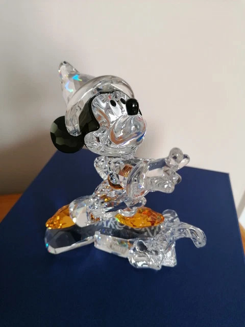 SWAROVSKI CRYSTAL DISNEY Large Sorcerer Mickey Mouse Limited Edition ...
