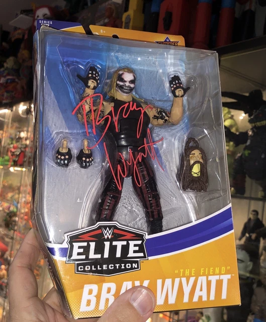 FIGURINE WWE ELITE Bray Wyatt Signée The Fiend Scellée Autographiée EUR ...