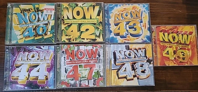 NOW THAT'S WHAT I Call Music CD Bundle: 40, 42, 43, 44, 47, 48, 49 ...