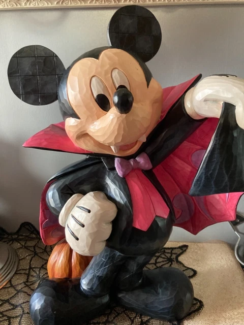 DISNEY TRADITIONS MICKEY Mouse Vampire Figurine Big Fig Jim Shore New ...