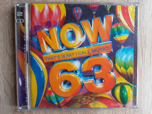 NOW THATS WHAT I CALL MUSIC 63 - inc BLACK EYED PEAS, COLDPLAY ...