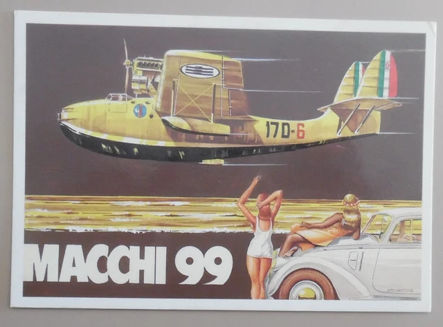 C2515 AERONAUTICA MILITARE Regia Ww2 Idrovolante Macchi Mc 99 Brovarone ...