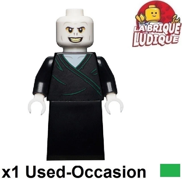 LEGO FIGURINE MINIFIG Harry Potter Lord Voldemort Black Skirt Smile ...