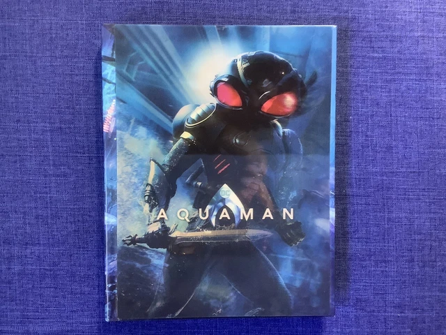 AQUAMAN LENICULAR BLU-RAY + DVD Movie Digi Book Version - Like New $24. ...