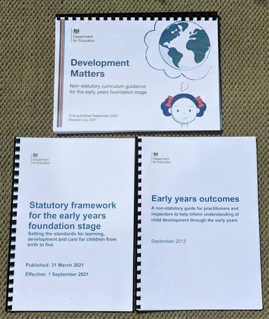 EYFS EARLY YEARS Development Matters 2021, Statutory Framework 2021 ...
