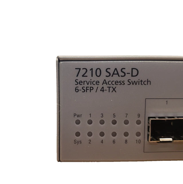 NOKIA ALCATEL LUCENT 7210 SAS-D 6FT4T AC SYS Ethernet IPMU900ERA ...