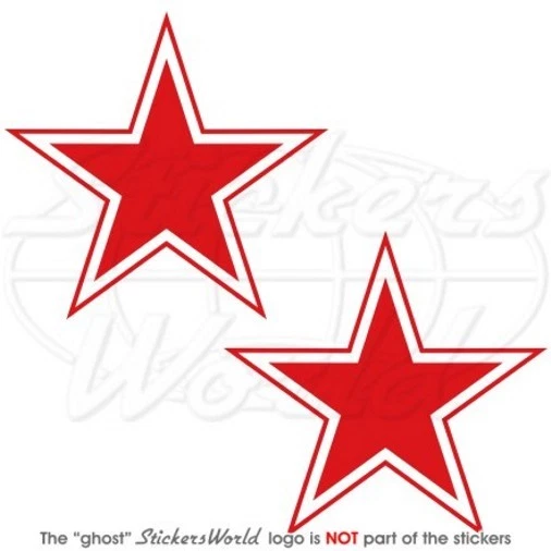 RUSSIAN AIRFORCE USSR Soviet Type3 Red Star Vinyl Stickers, Decals 75mm ...