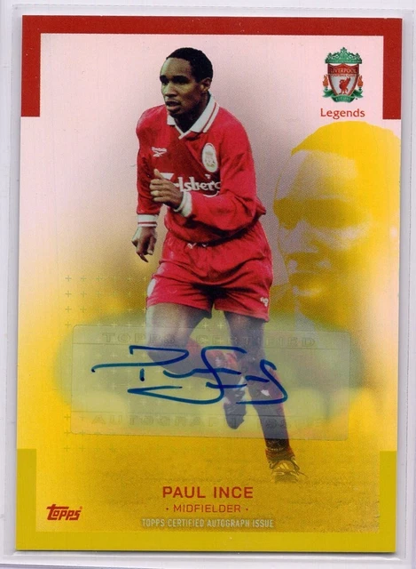 PAUL INCE 2022-23 Liverpool Team Set Autogrpah #46/50 EUR 1,22 ...