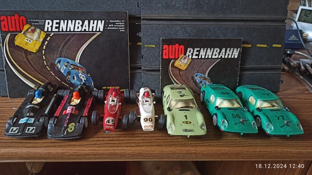 DDR SPIELZEUG PREFO Autorennbahn, Fahrbahn, Autos und viel Zubehör. EUR ...