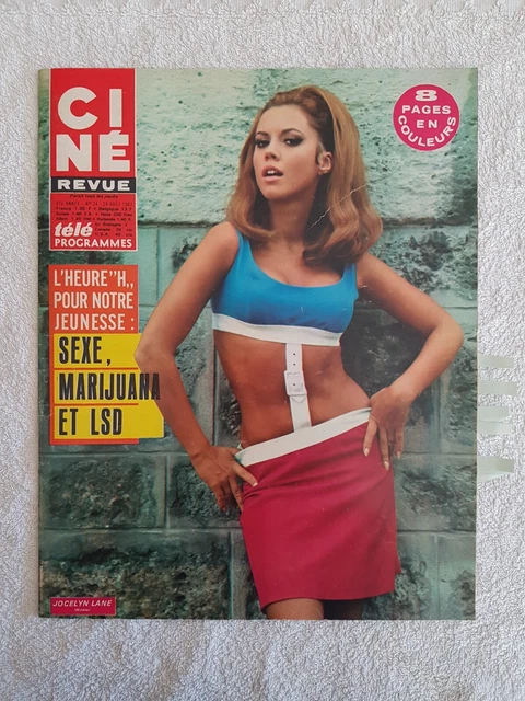 CINE REVUE N°34 1967 Jocelyn Lane Mastroianni Veronica Lake F.anglade Deneuve EUR 5,00 - PicClick FR