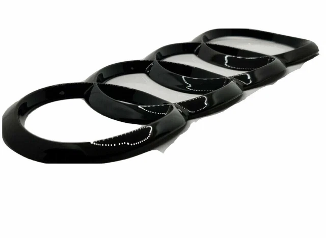 AUDI A5 GLOSS Black Rear Boot Badge Curved Rings 192x68mm £13.95 ...