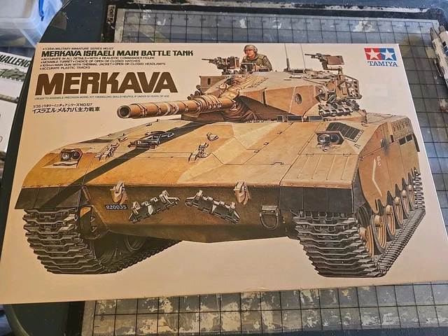 TAMIYA 1/35 SCALE Israel Merkava MBT tank model kit £32.95 - PicClick UK