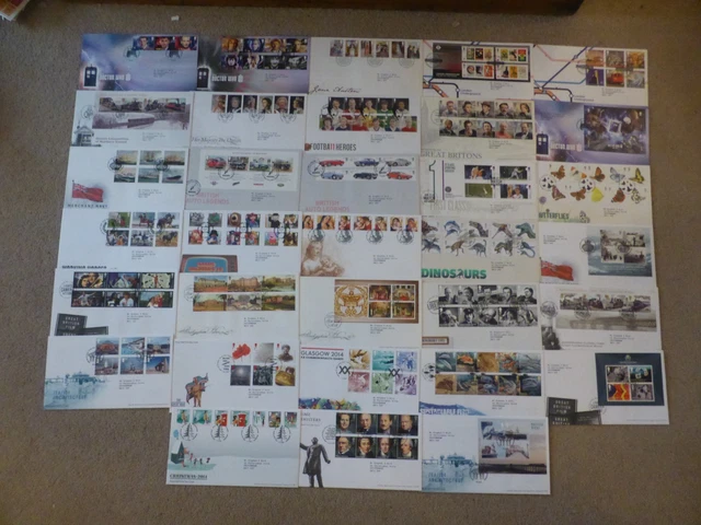 EXCELLENT COLLECTION 2013-14 GB FDCs - all spec HS (33) - rf979 £0.99 ...