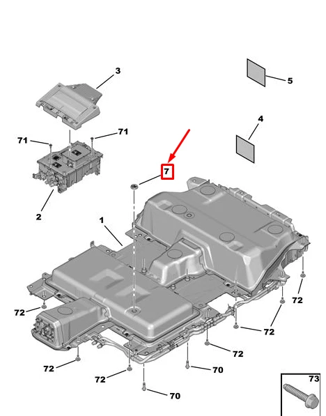 PEUGEOT 208 MK2 P21 Drive Battery Overpressure Valve 9847674480 New ...