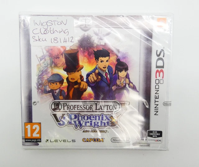 NINTENDO 3DS PROFESSOR Layton vs Phoenix Wright Ace Attorney New Sealed ...