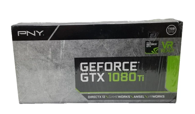 PNY GEFORCE VCGGTX1080T11PB-CG ,GTX 1080 Ti 11GB PCI Express 3.0 x16 ...