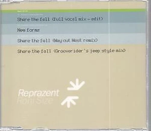 RONI SIZE/REPRAZENT SHARE the Fall CD UK Mercury 1997 full vocal mix ...
