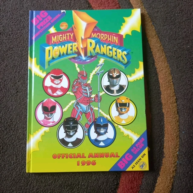 MIGHTY MORPHIN' POWER RANGERS OFFICIAL ANNUAL 1996 WORLD INTERNATIONAL Unclipped £6.99 - PicClick UK