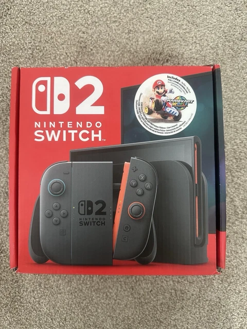 NINTENDO SWITCH 2 + Mario Kart World Bundle - Brand New - Receipt In ...