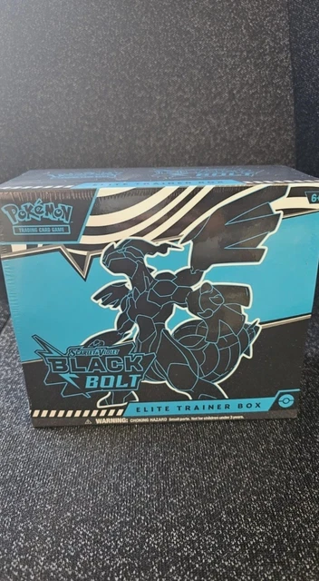 POKEMON TCG BLACK Bolt Pokemon Center Elite Trainer Box ETB NEW ...