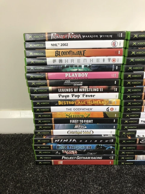 ORIGINAL XBOX GAMES Bundle / Joblot. 120 Games All Complete With ...