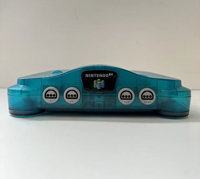 CONSOLE NINTENDO 64 N64 Bleu Transparent / Clear Blue Control Deck NUS ...