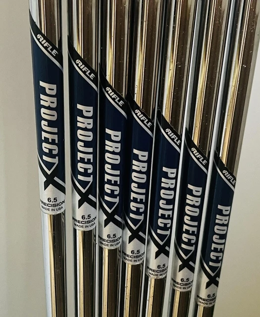 PROJECT X RIFLE 6.5 4-PW IRON SHAFTS STIFF FLEX Used See Pics. $300.00 - PicClick AU