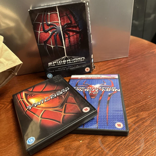 THE SPIDER-MAN COMPLETE Five Film Collection - DVD Boxset [12] £9.04 ...