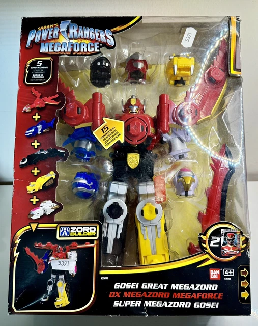 BANDAI POWER RANGERS Megaforce - SUPER MEGAZORD GOSEI Zord Builder ...