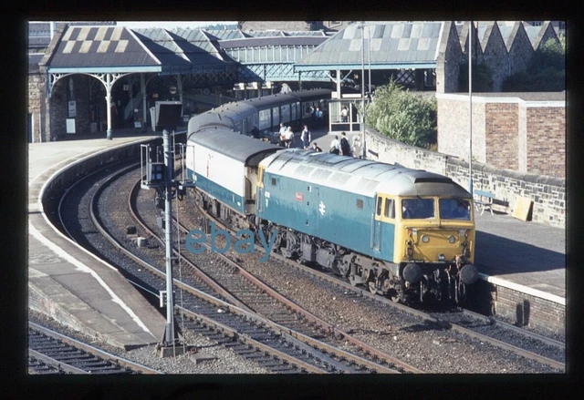ORIGINAL 35MM SLIDE - Class 47/7 - 47708 at Perth w/ mail train - 8.83 ...