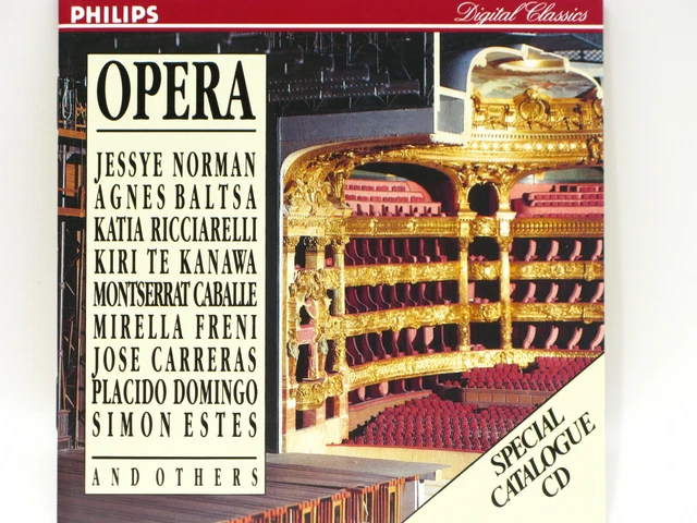 CD PHILIPS DIGITAL Classics Opera Special Catalogue Sampler 426 370-2 ...