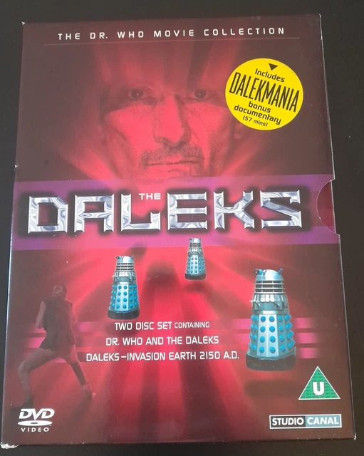 THE DALEKS DR Who Movie Collection Two DVD Disc Set Invasion Earth 2150 ...