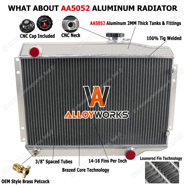 3 ROWS ALUMINUM Radiator For 1962-1965 HOLDEN E Series EH EJ 179 2.9L ...