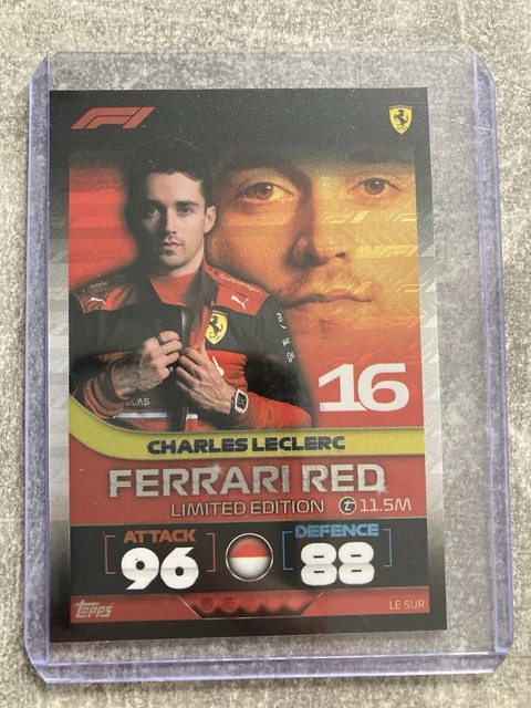 TOPPS F1 TURBO Attax Ferrari Red Limited Edition 2022 RARE Charles ...