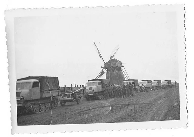 GENUINE PHOTO TANK SD Car WW2 Chain Vehicle Tank Windmill Tractor OST £ ...
