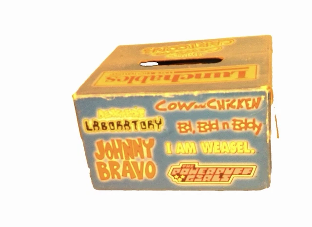 RARE LUNCHABLES PROMO LUNCH BOX ONLY cartoon cartoons Network VHS ed ...