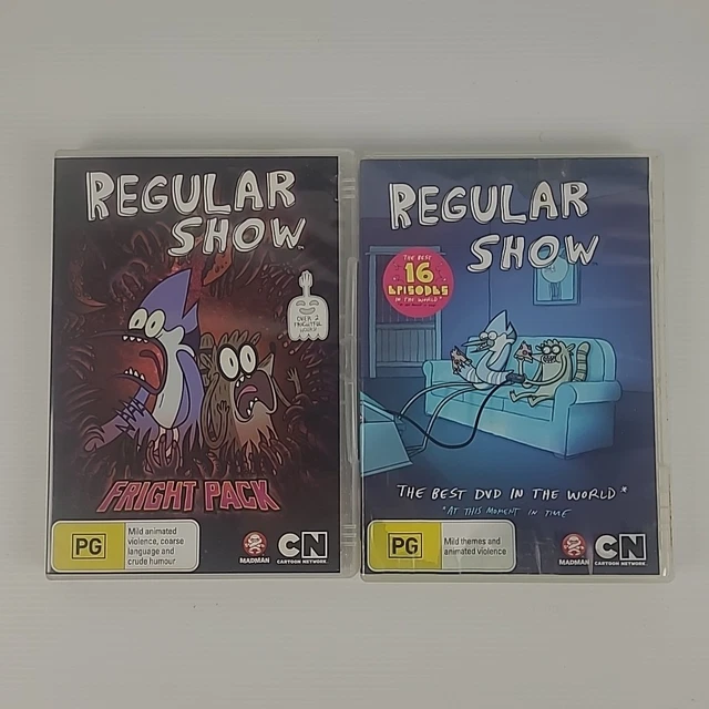 REGULAR SHOW - 2x Mixed Lot - Fright Pack + Best DVD In The World - DVD ...