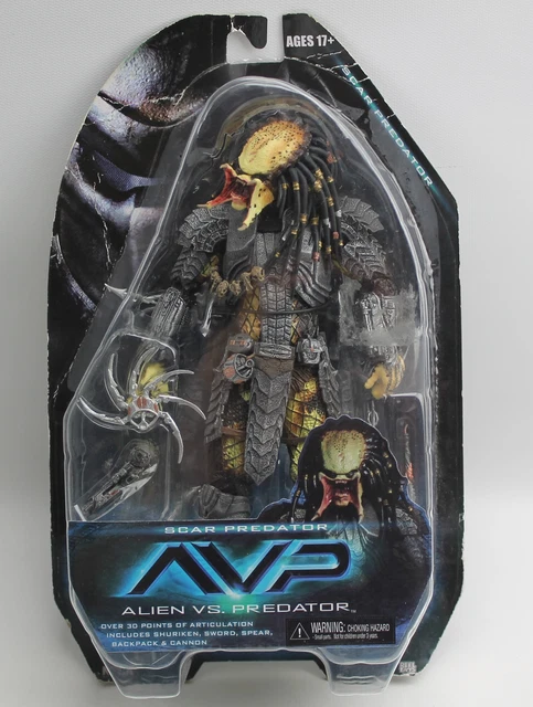PREDATOR SCAR PREDATOR AVP Alien VS Predator NECA Action Figure rare ...