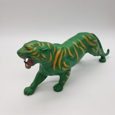 VINTAGE 1983 MOTU Battle Cat Green Tiger He-Man Masters of the Universe ...