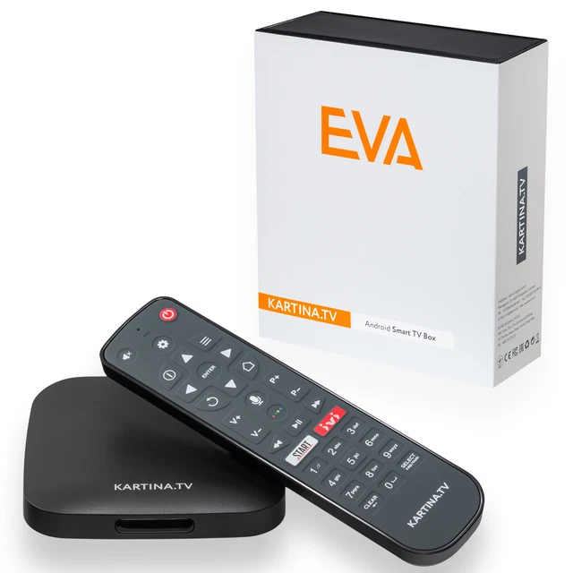RÉCEPTEUR KARTINA EVA Dune HD Kartina.TV IPTV IP-Box streaming H.265 WLAN 4k UHD EUR 90,00 ...