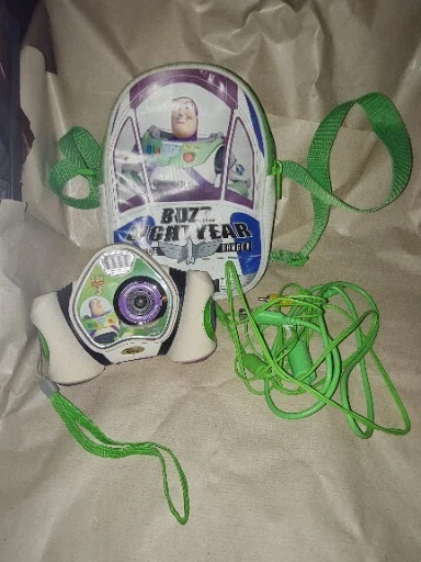 VTECH DISNEY TOY Story 3 Kidizoom Buzz Lightyear Digital Camera, Bag And Leads. £12.00 - PicClick UK