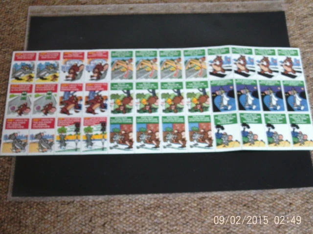 NABISCO SHREDDIES TOM and Jerry Cereal Card Green Cross Code. L2. £12. ...